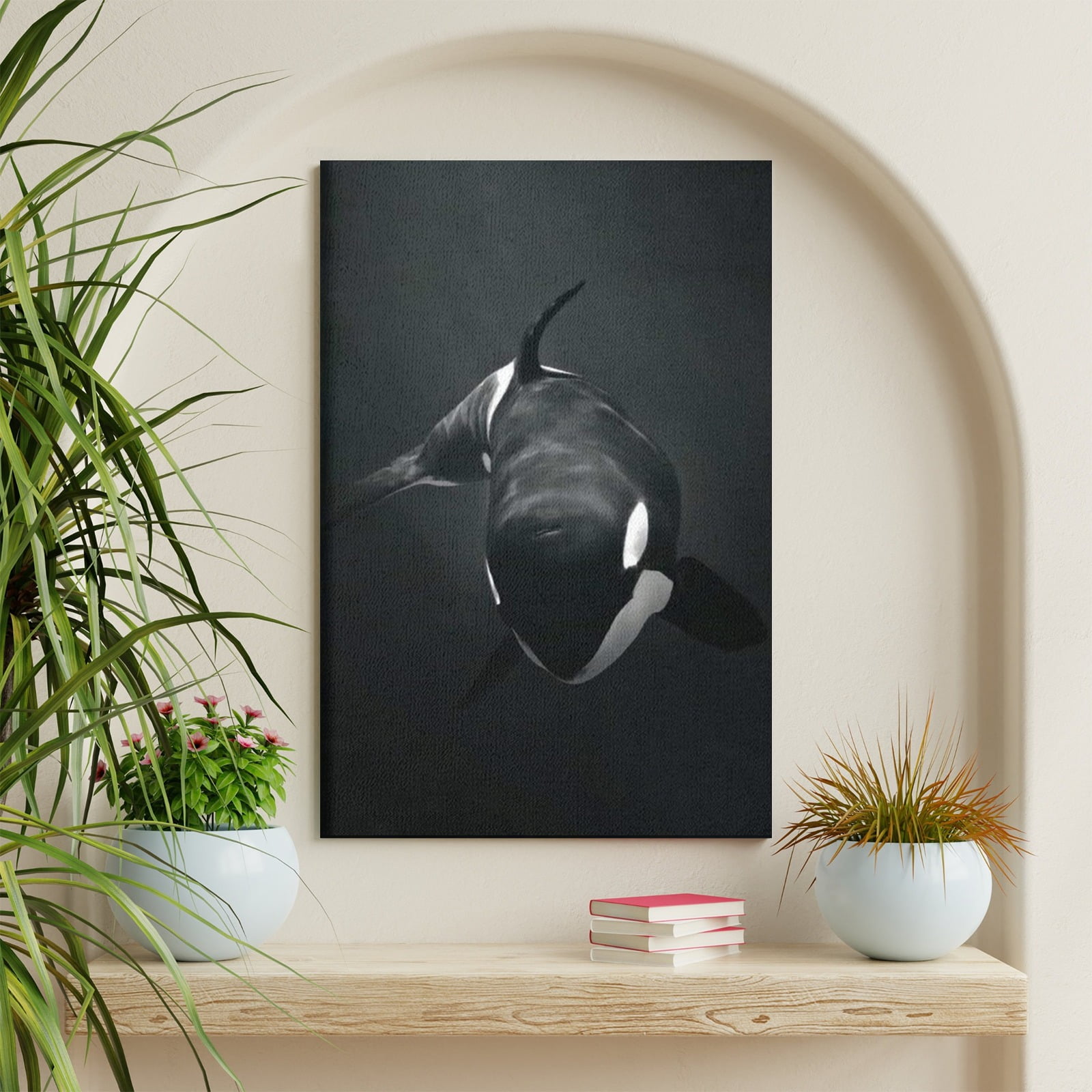 AOEX Ocean Theme Poster Funny Wall Art Decor Poster Canvas Painting ...