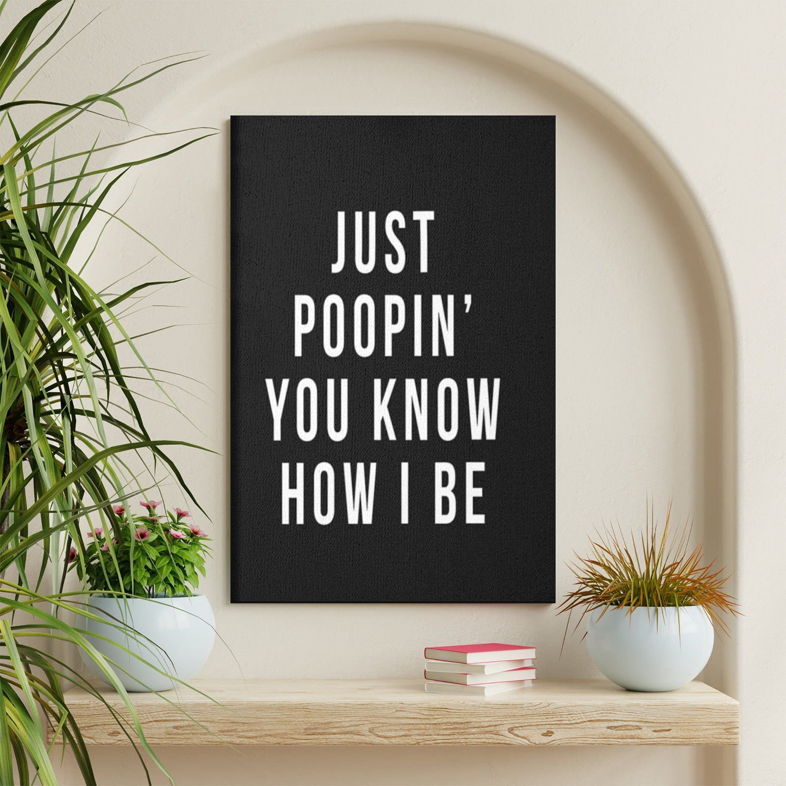 AOEX Office Funny Bathroom Wall Art Decor - Decoration for Restroom ...