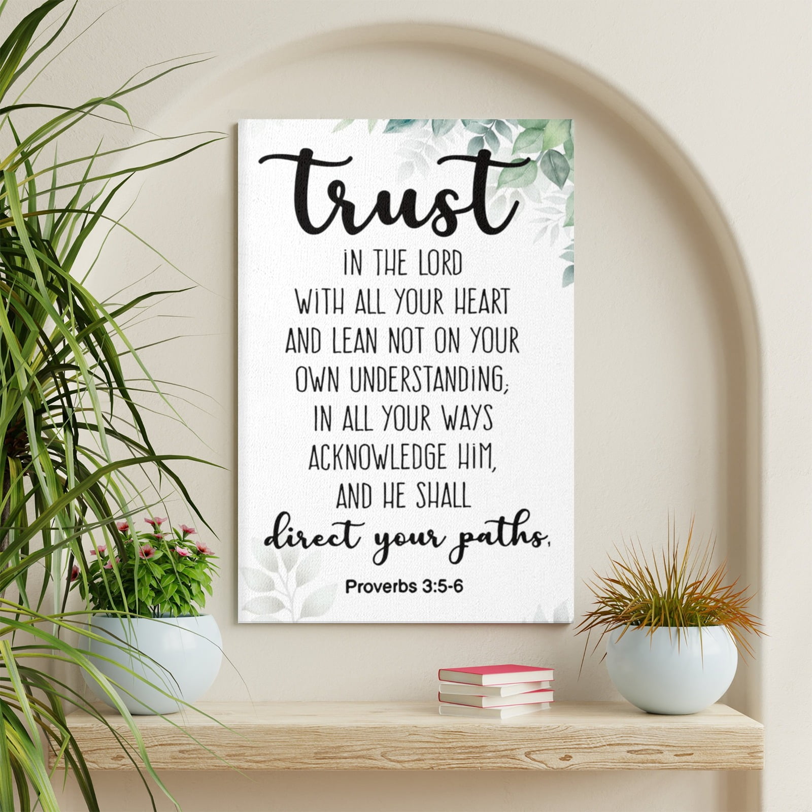 AOEX Retro Inspirational Canvas Wall Art I Have Decided to Stick With ...