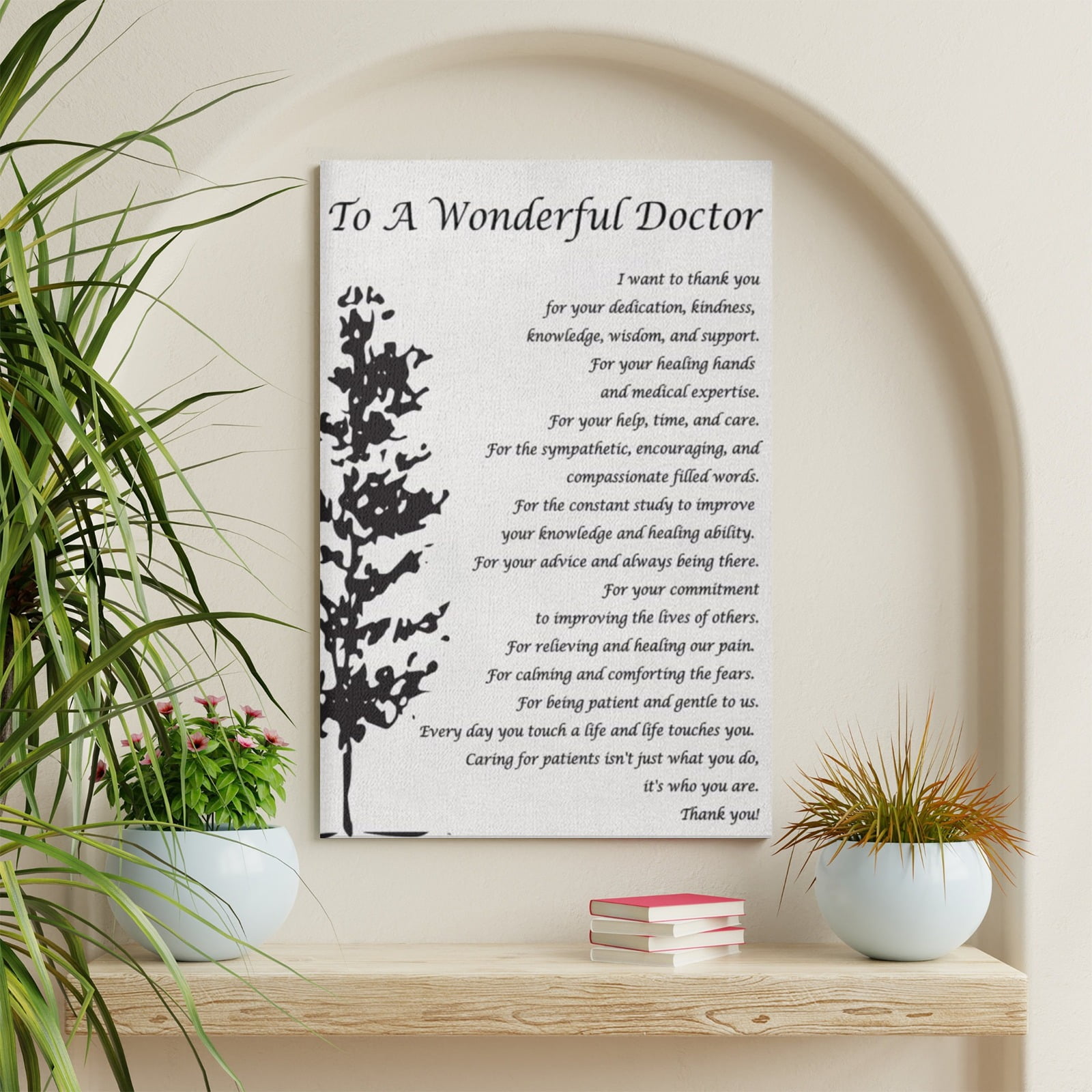 AOEX Therapy Decor Inspirational Canvas Wall Art Mental Health Gifts ...