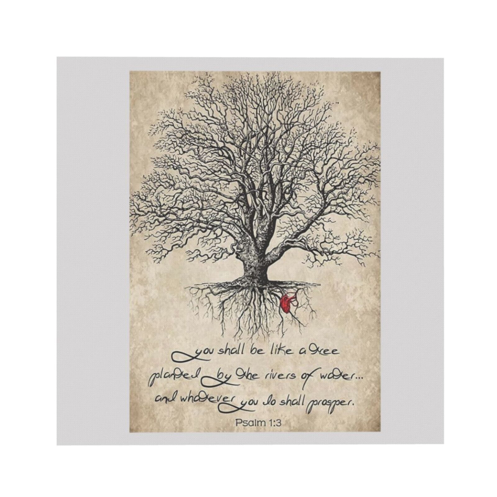 AOEX Tree of Life Wall Art Scripture Christian Wall Decor Vintage Bible ...