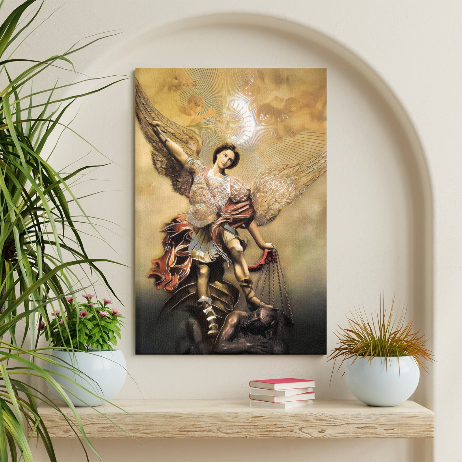 AOEX Vintage Poster Saint Michael The Archangel Poster Renaissance ...