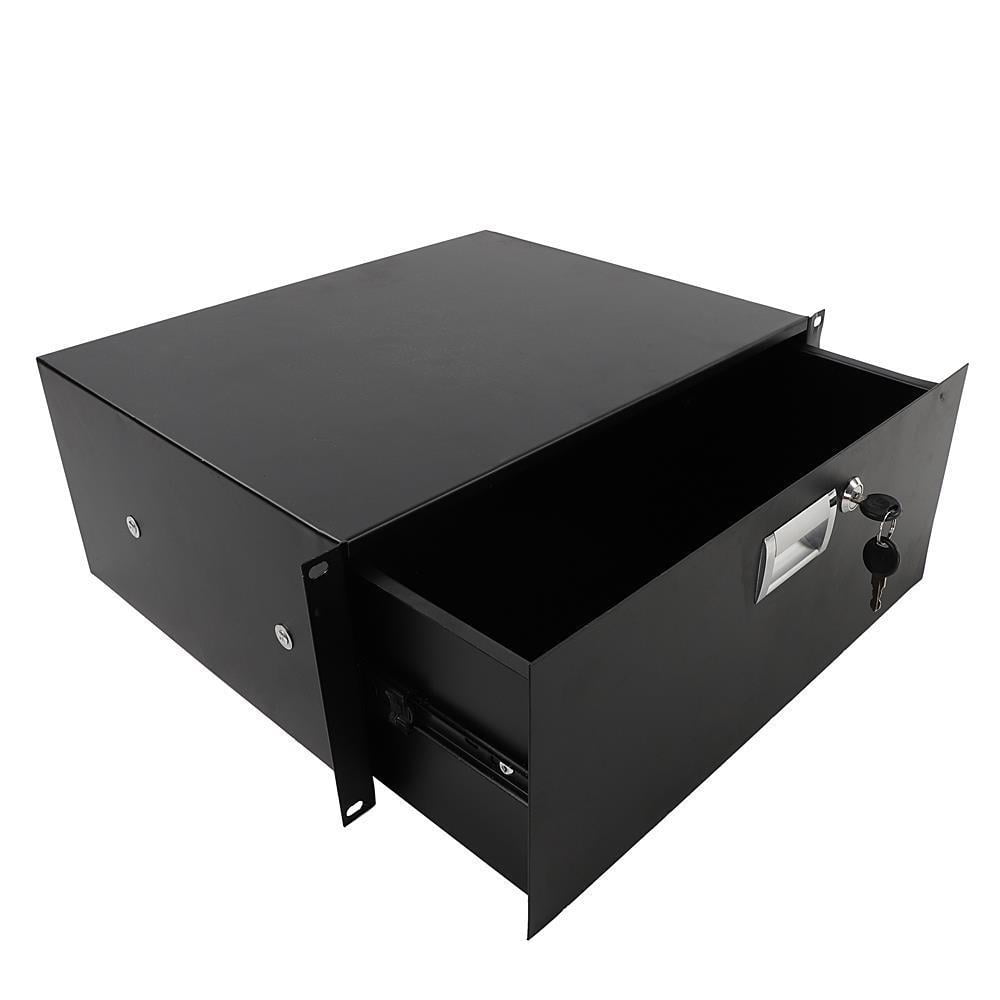 AOEYU 4U Rack Mount Locking Drawer with Key, Heavy-Duty Metal Drawer ...
