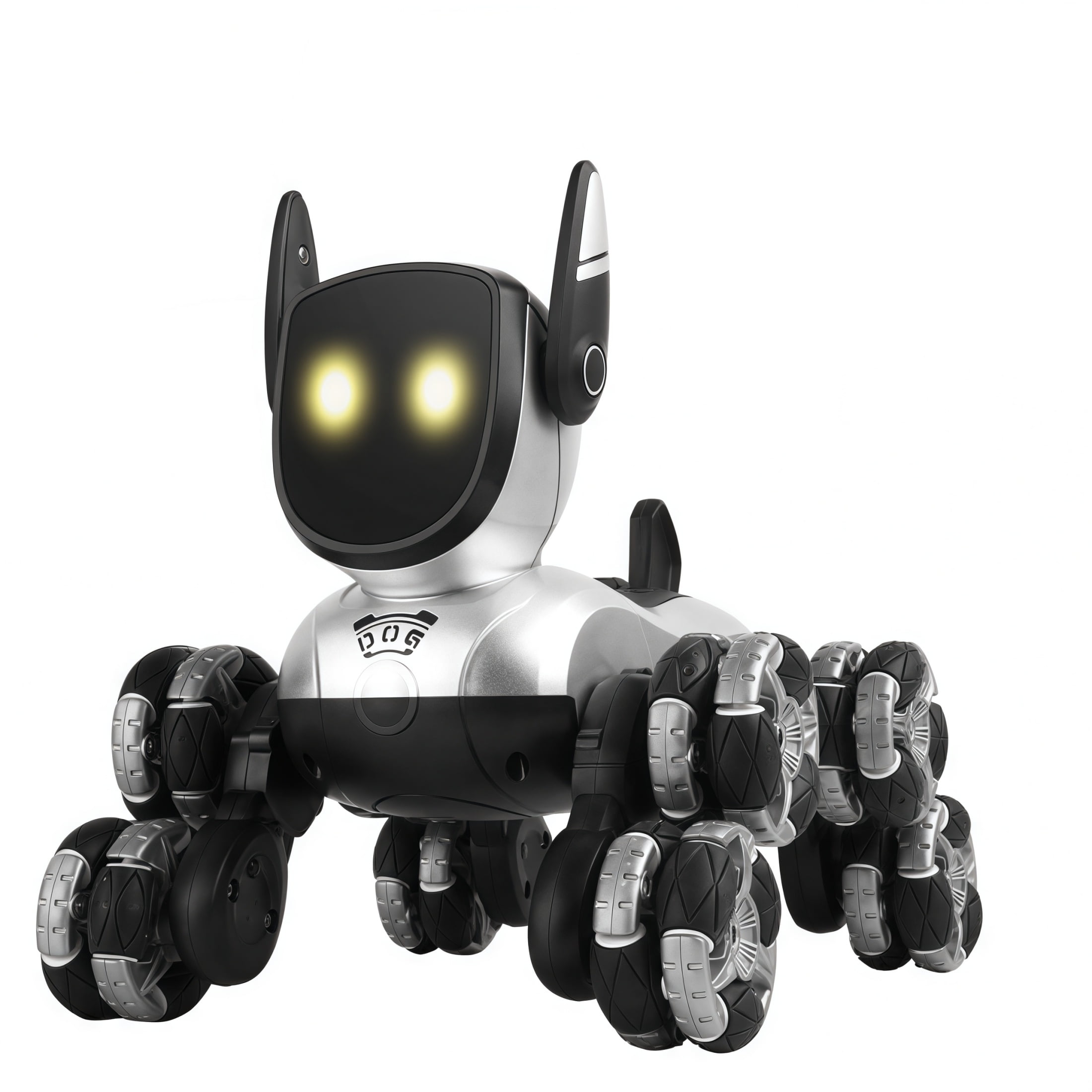 Aofar Mini Stunt Electronic Pet Robot Dog with LED Lights and Music, 1 ...