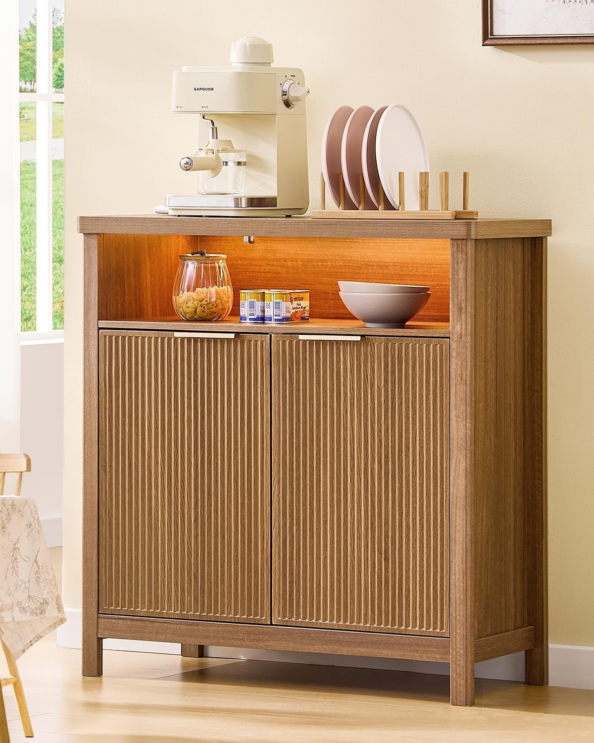 AOGLLATI Sideboard Buffet Storage Cabinet,Buffet Table with Storage ...
