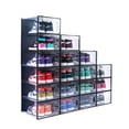 AOHMPT 18 Pack Shoe Boxes Clear Plastic Stackable, XX-Large Shoe ...