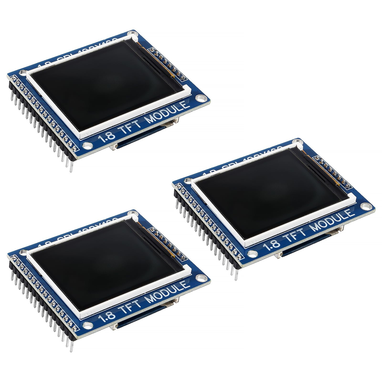 AOICRIE 3pcs 1.8 Inch SSF20 Serial SPI TFT LCD Screen Display Module ...