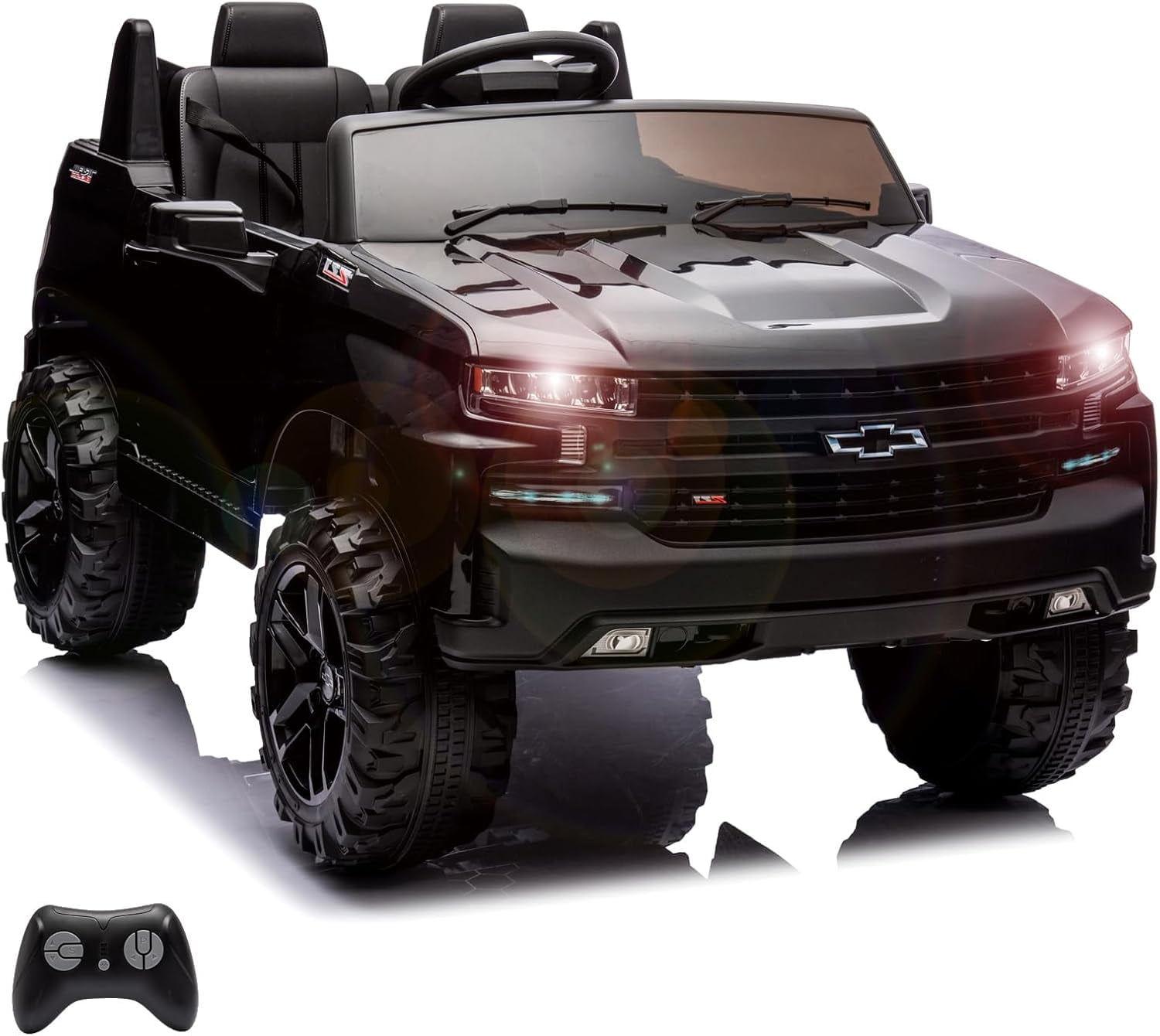 AOILE 24V Ride On Truck for Ks, Licensed Chevrolet 2-Seater Remote ...