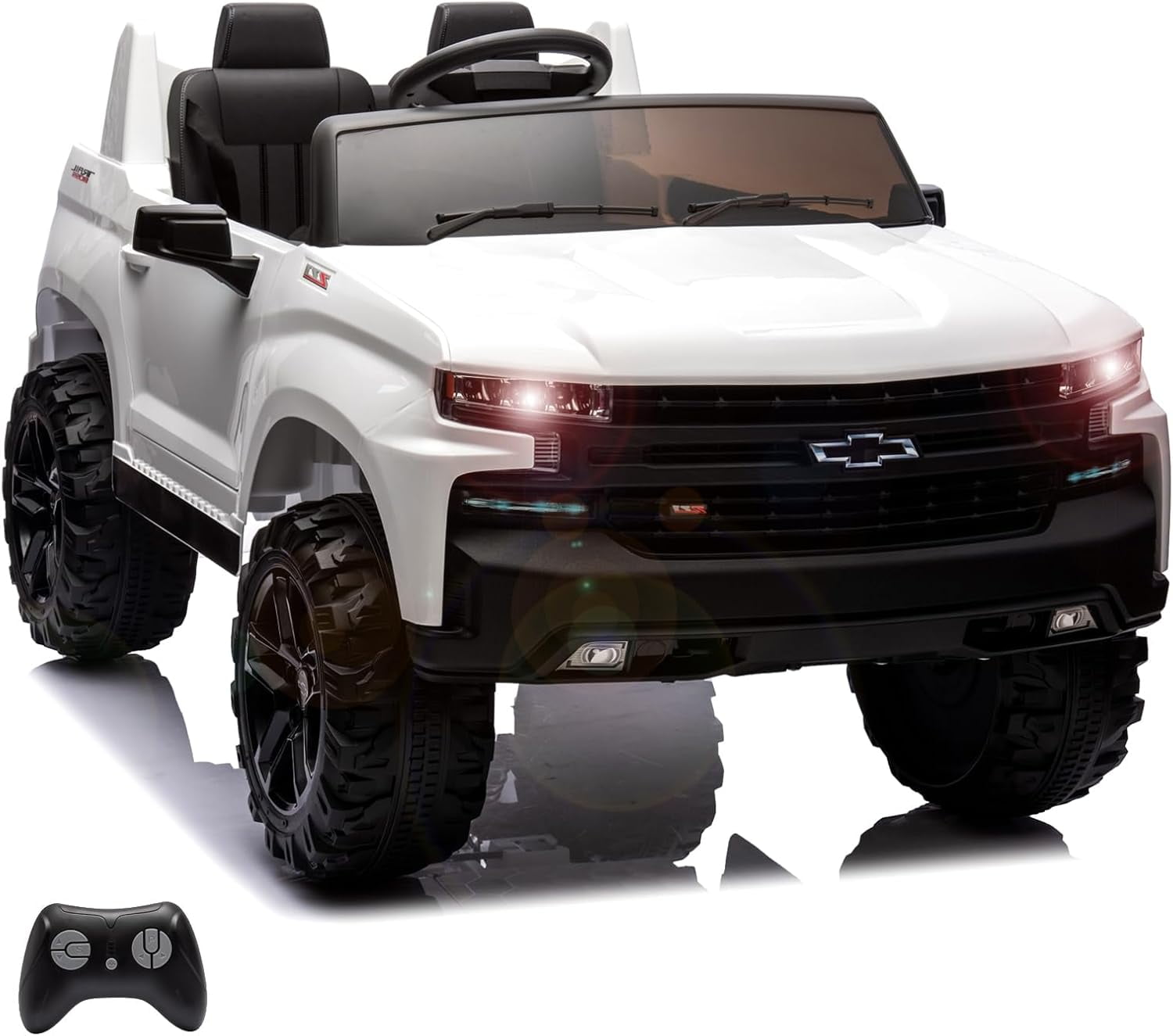 AOILE 24V Ride On Truck for Ks, Licensed Chevrolet 2-Seater Remote ...