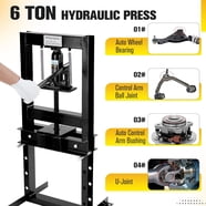 BENTISM 12 Ton Hydraulic H-Frame Shop Press, Auto, Machine, Metal Arbor ...