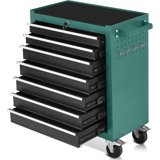AOILE 7-Drawer Wheeled Tool Chest, Rolling Multifunctional Tool Locker ...