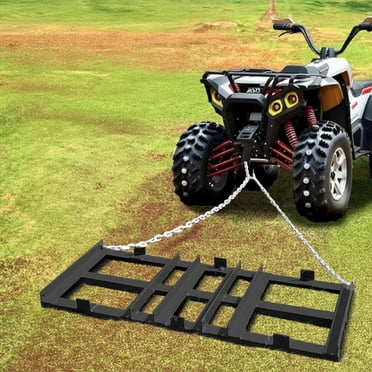 Trilenars 4FT Drag Harrow for ATV,Tractor & UTV,Heavy Duty Tow Behind ...