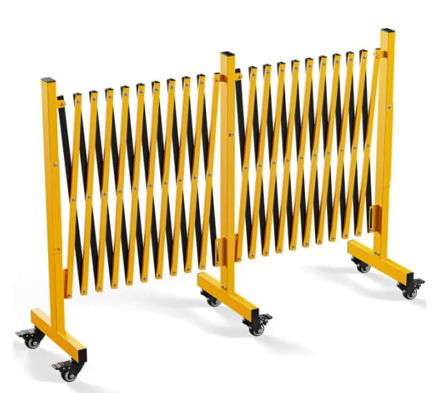 AOILE Expandable Metal Barricade – Folding Safety Driveway Gate with ...