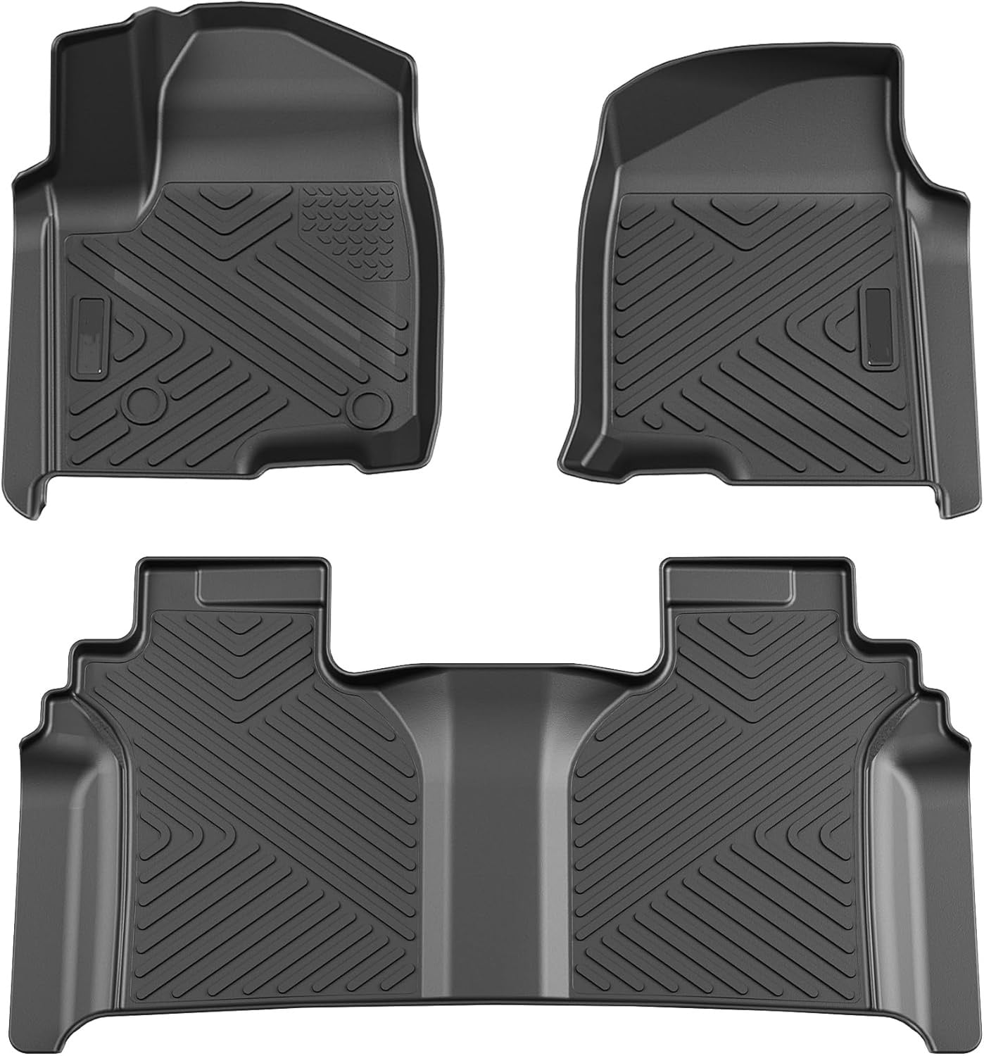 AOILE Floor Mats for 2019-2023 Chevrolet Silverado 1500/GMC Sierra 1500 ...