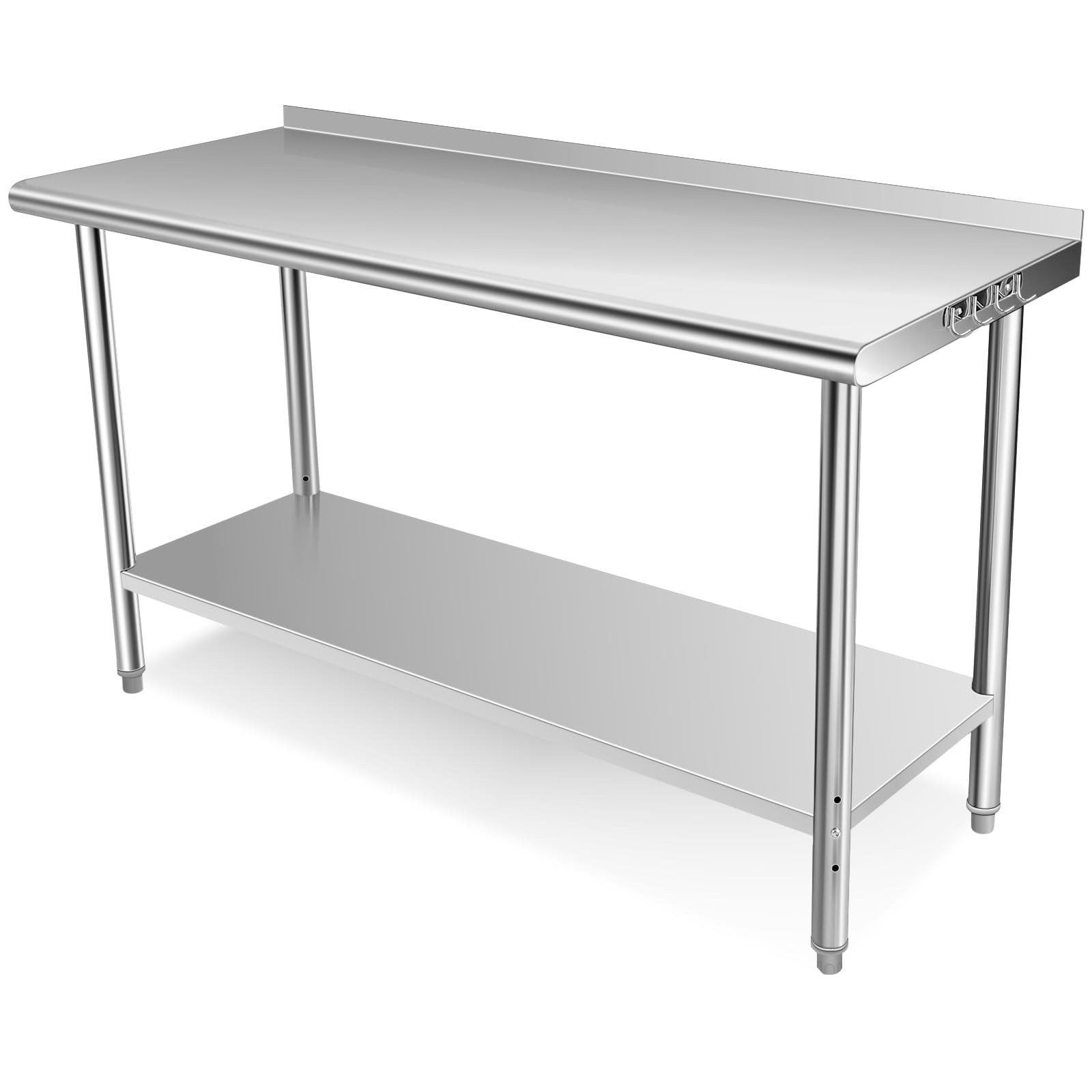 AOILE NSF Stainless Steel Work Table – Heavy-Duty Food Prep Table with ...
