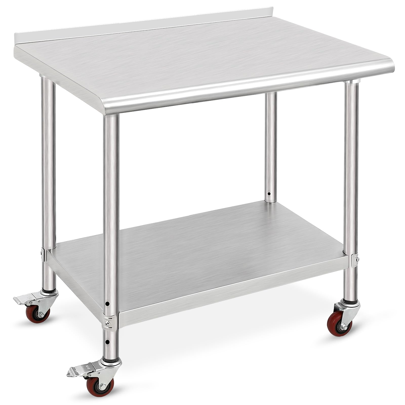 AOILE NSF Stainless Steel Work Table – Heavy-Duty Food Prep Table with ...