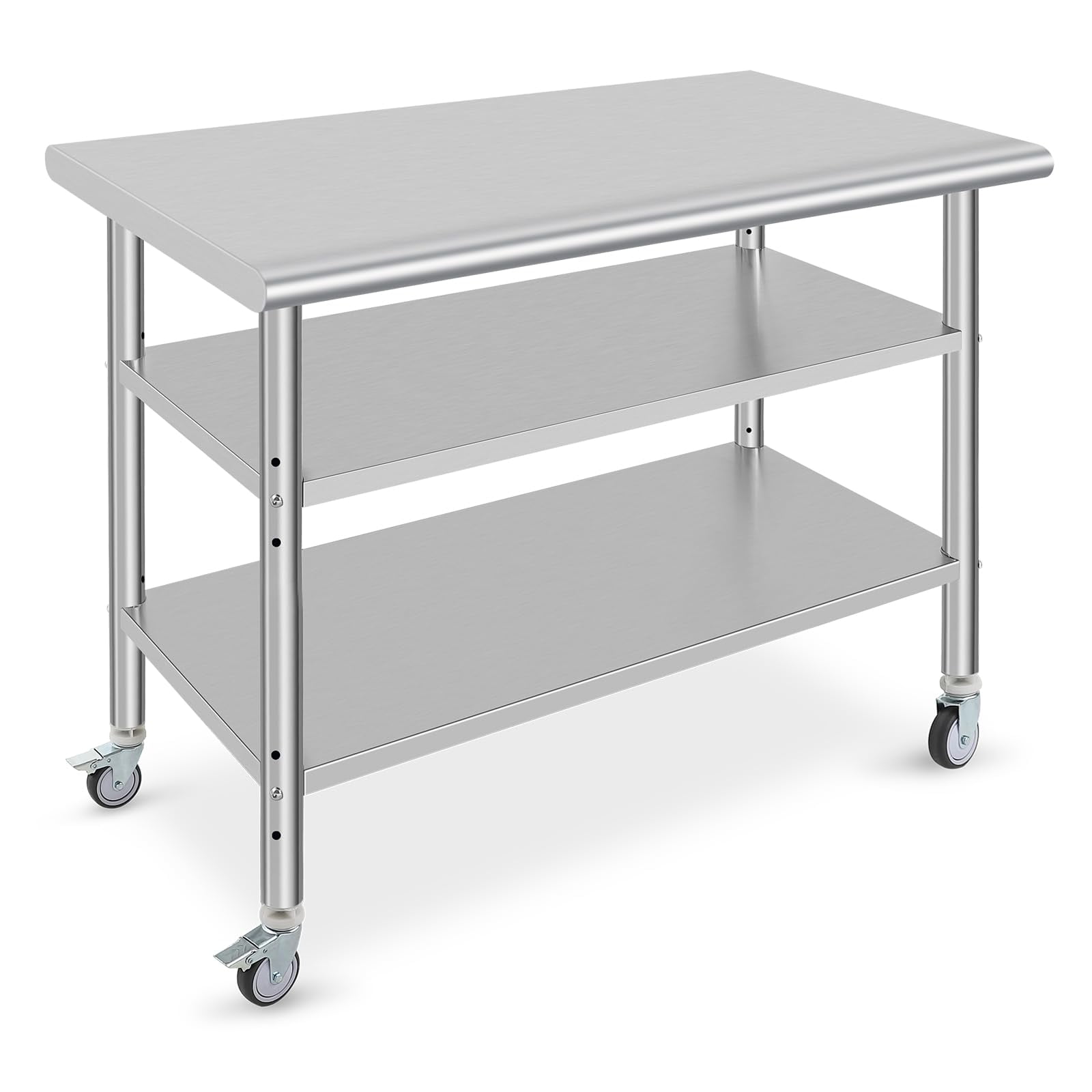 AOILE NSF Stainless Steel Work Table – Heavy-Duty Food Prep Table with ...