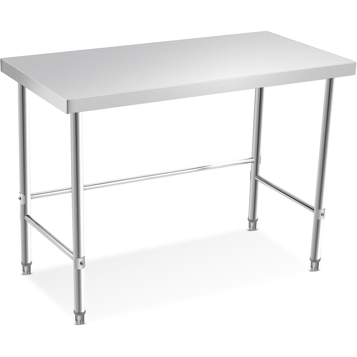 AOILE Stainless Steel Prep Work Table – Open Base Kitchen & Restaurant ...