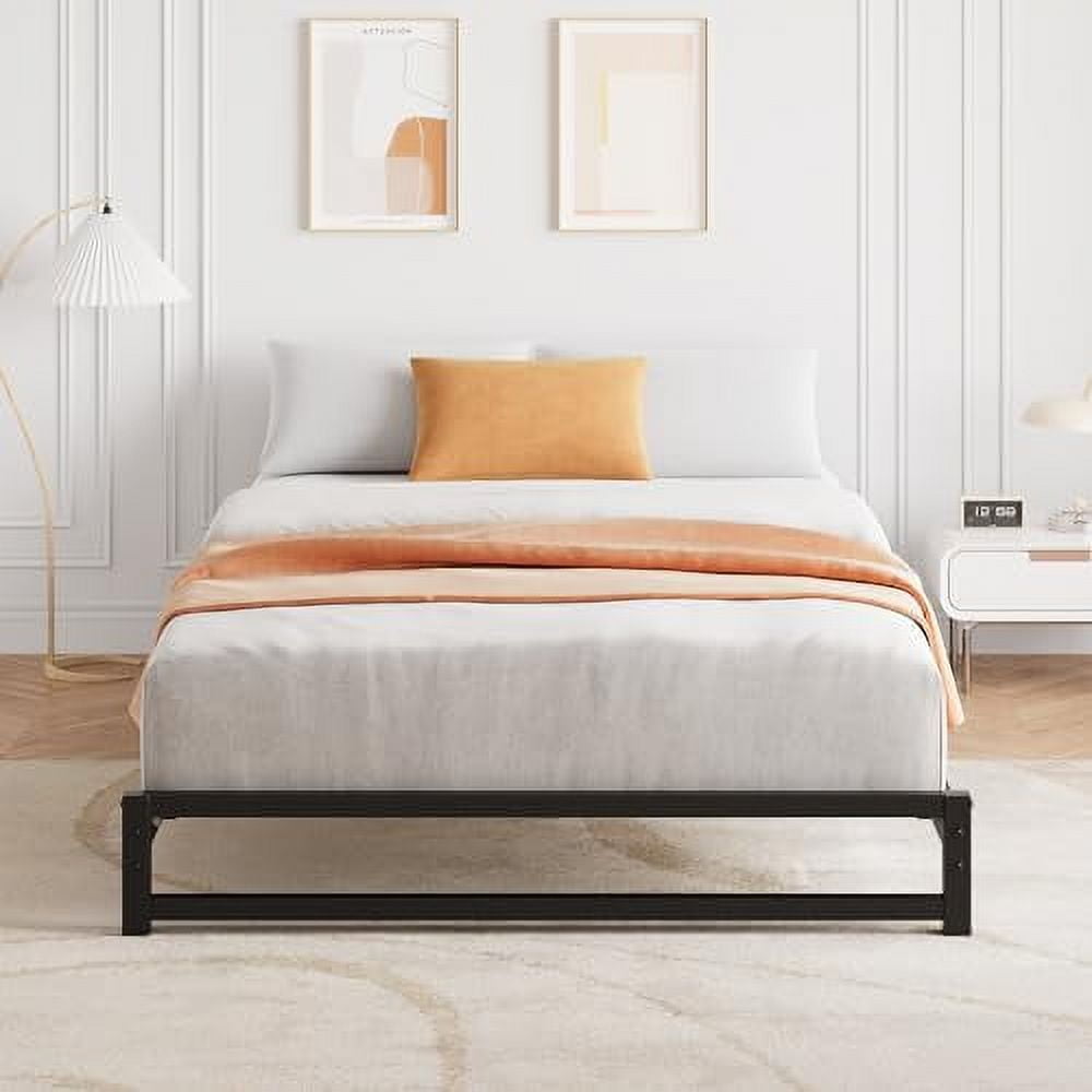 AOILE Twin/Full/Queen/King Size Metal Platform Bed Frame, Steel Slat ...