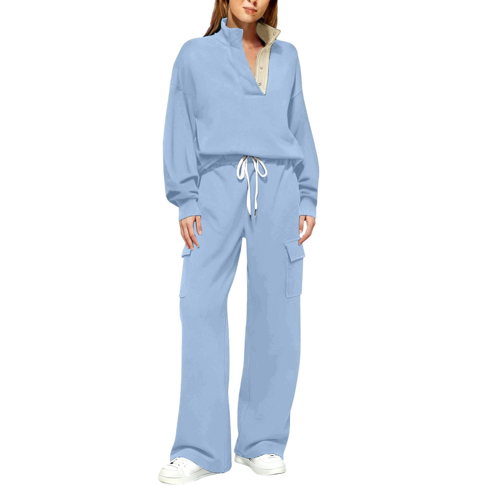 AOIROE Lounge Sets,Winter Two Piece Sets for Women,Winter Outfits,Pants ...