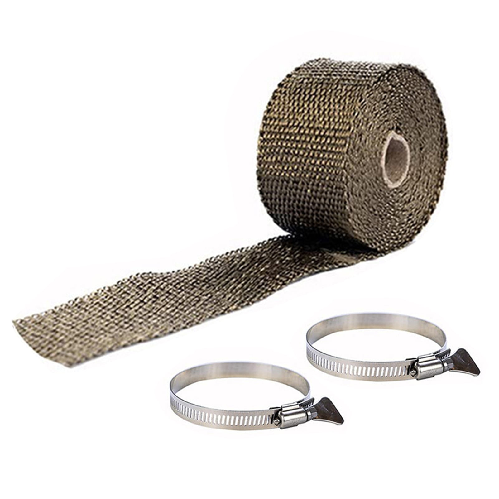 AOJA 1 Set Fireproof Ribbon with 2 Clamps Detachable Adjustable Exhaust ...