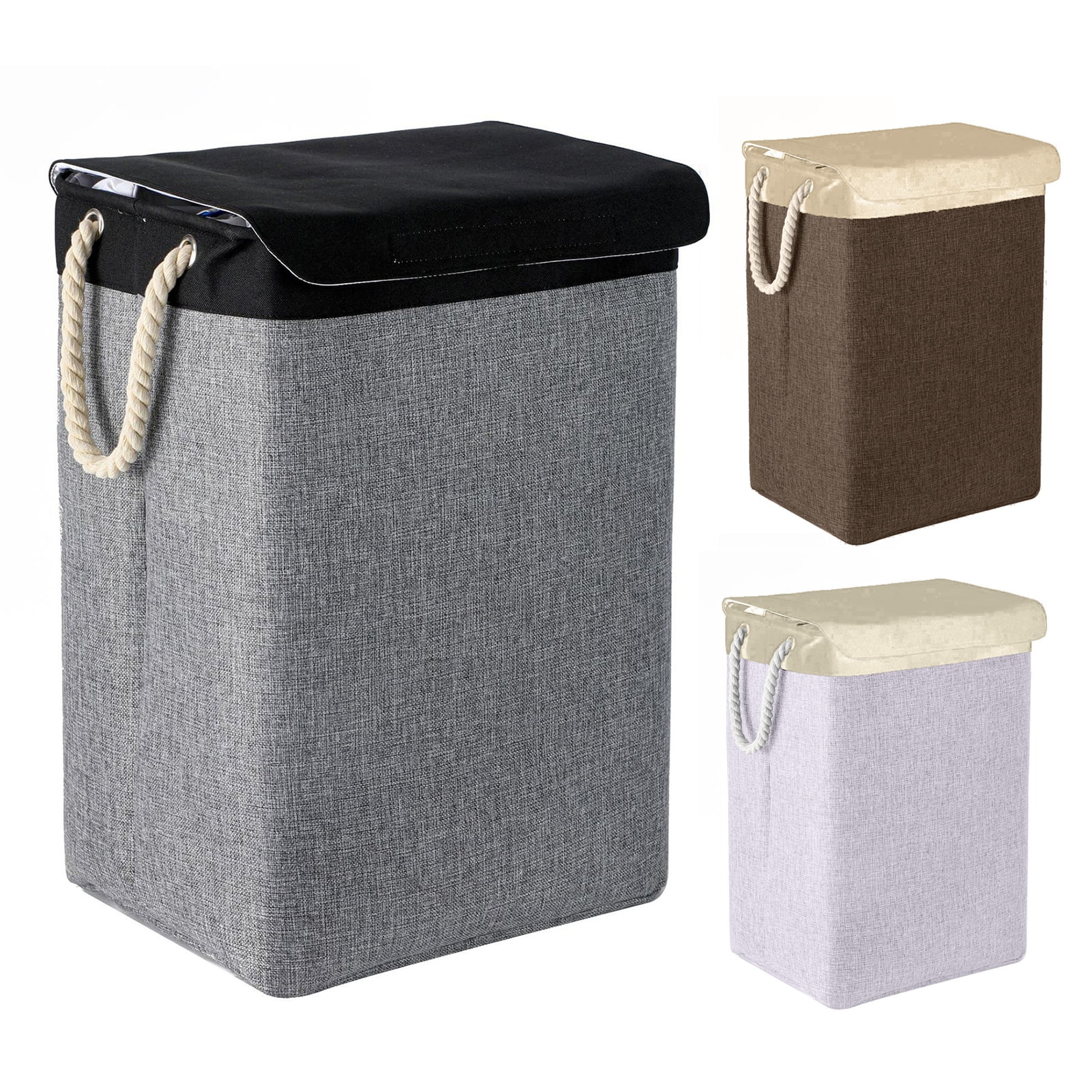 AOJA 1 Set Laundry Hampers Freestanding Laundry Baskets with Handles ...