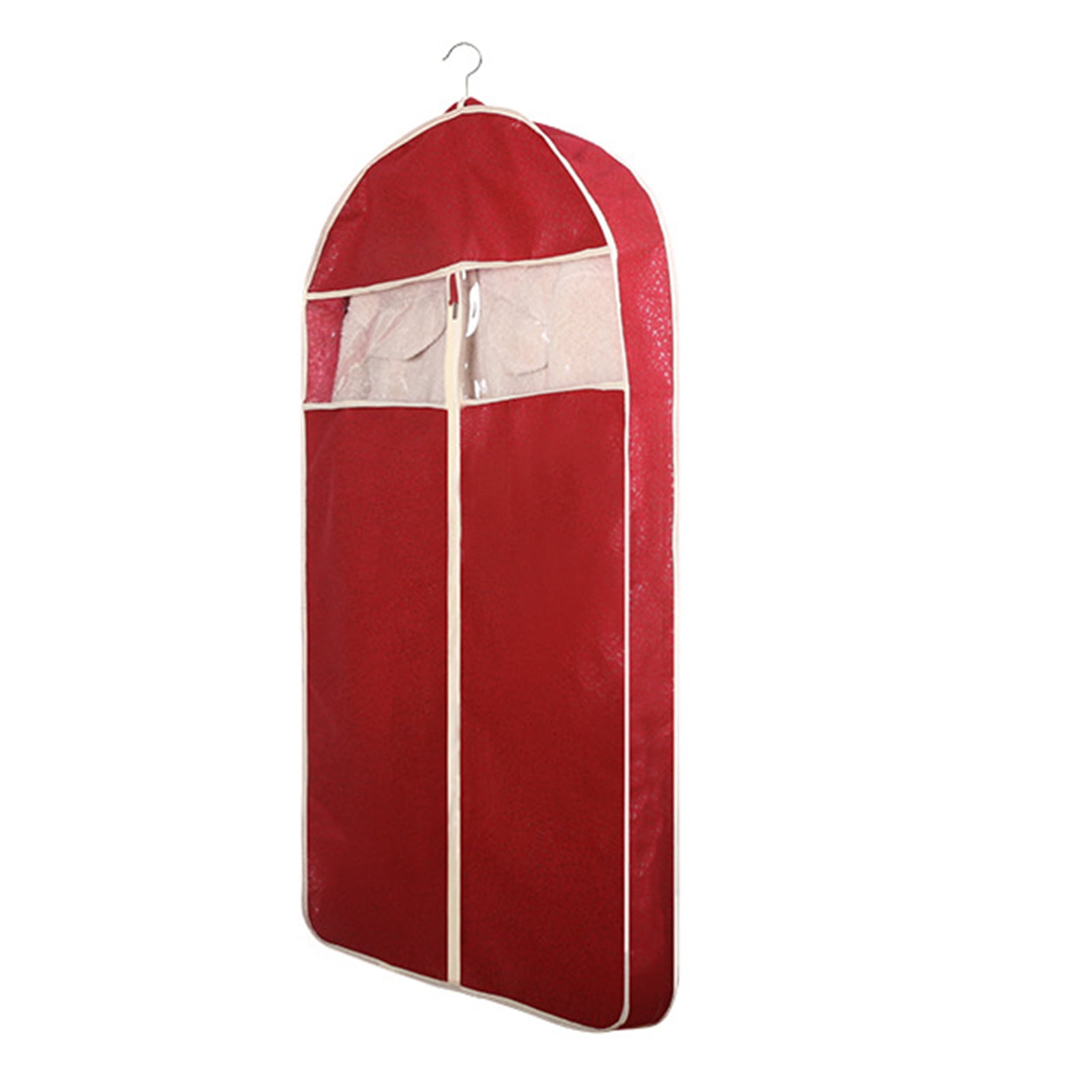 AOJA 1Pcs Garment Bags with Clear Window Zipper Closure Breathable ...