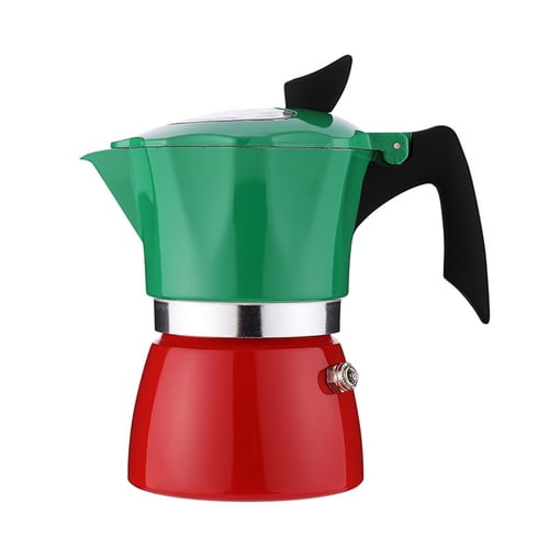 AOJA 300ML Moka Pot Espresso Coffee Maker 6-Cup Leak-Proof Stovetop ...