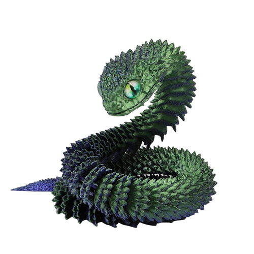 AOJA 3D Printed Animals Articulated Simulated Snake Stress Relief Toys ...