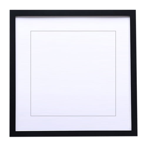 AOJA 8-Inch Wooden Poster Frame High Clarity Glass Horizontal Vertical ...