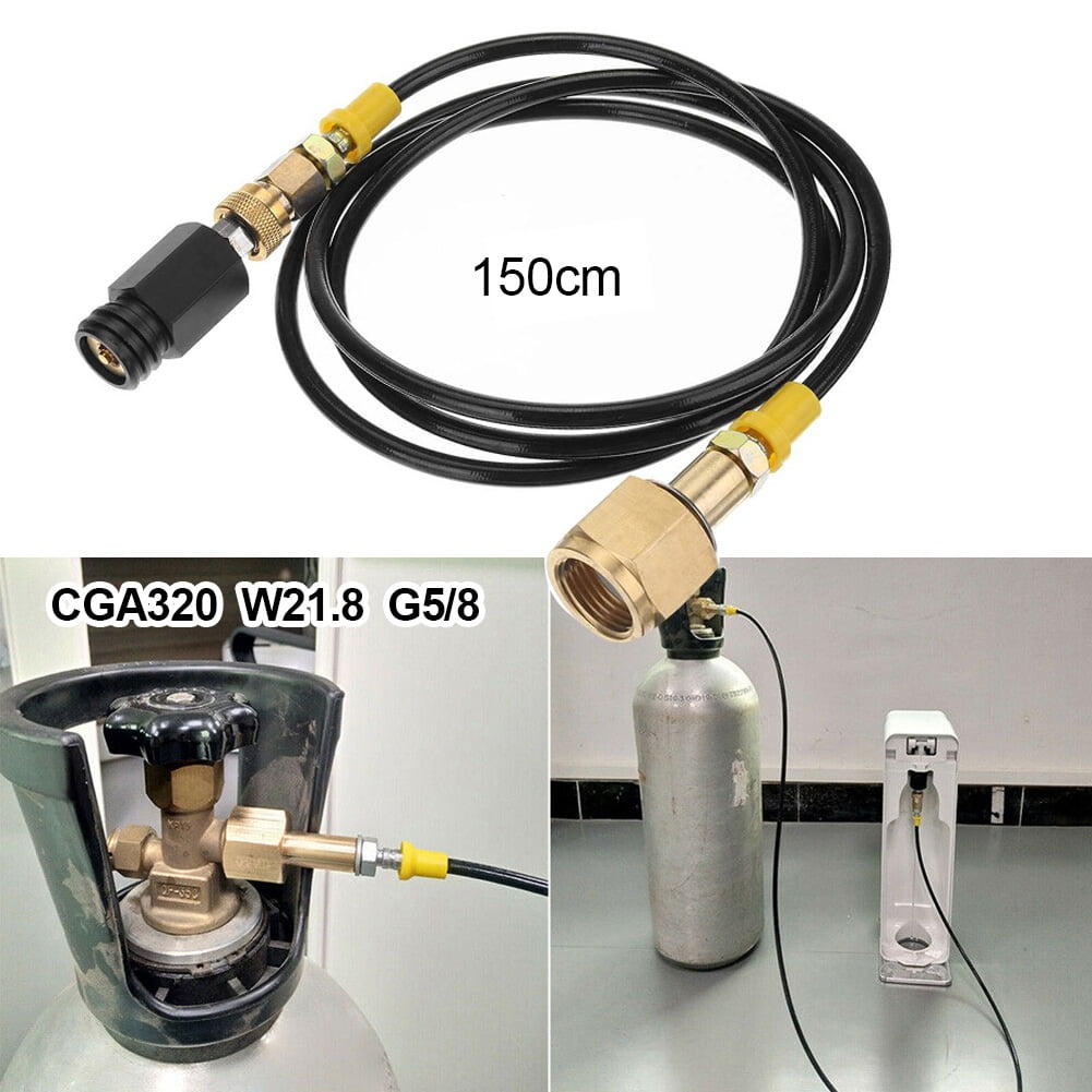 AOJA High Pressure Hose Adapter for Sodastream Machine G5/8 CGA320 W21.8 CO2 Tank - Walmart.com