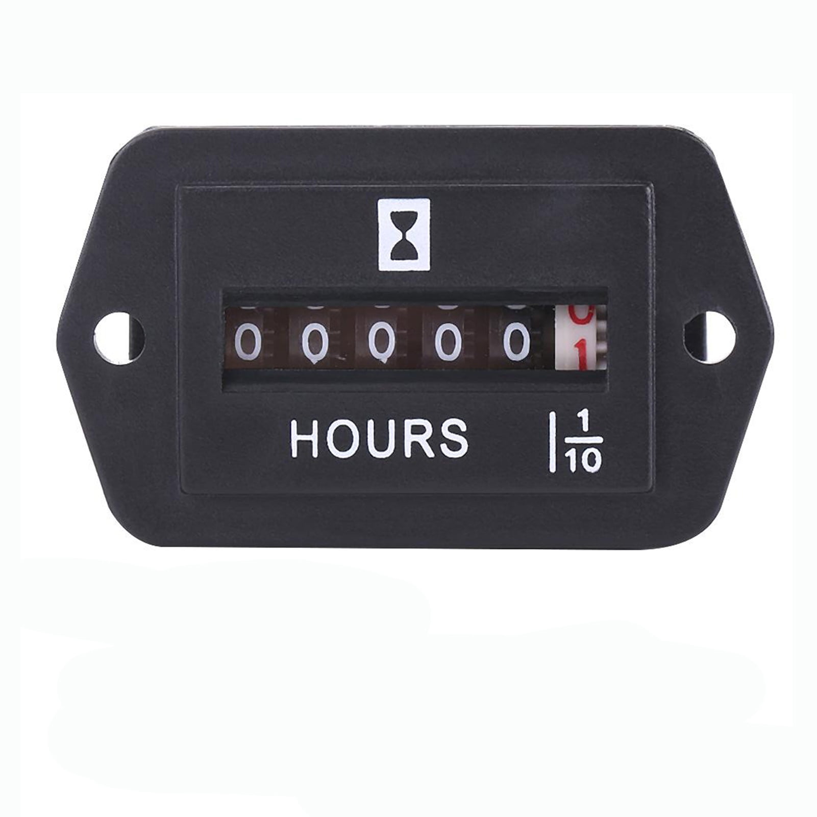 AOJA Mechanical Hour Meter Fully Sealed Rectangle DC 12V-36V High Accuracy Time Counter for ...