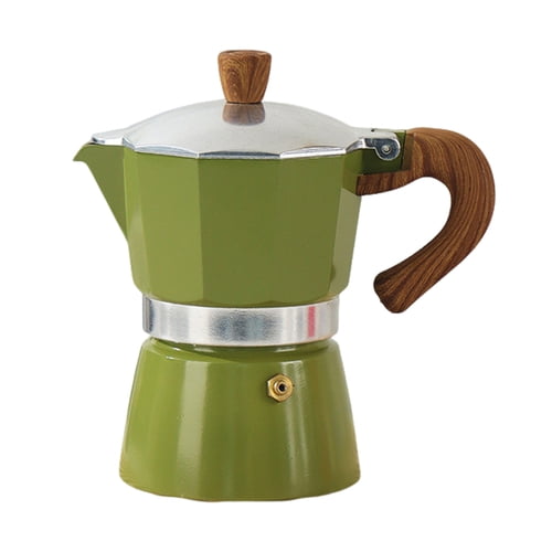 AOJA Moka Pot Espresso Maker 150ml Lightweight Stovetop Coffee Maker ...