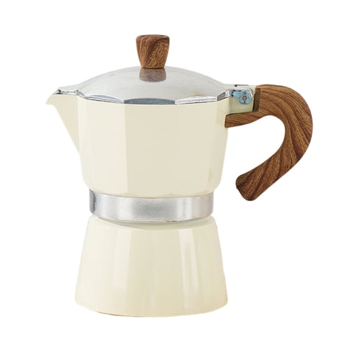 AOJA Moka Pot Espresso Maker 150ml Lightweight Stovetop Coffee Maker ...