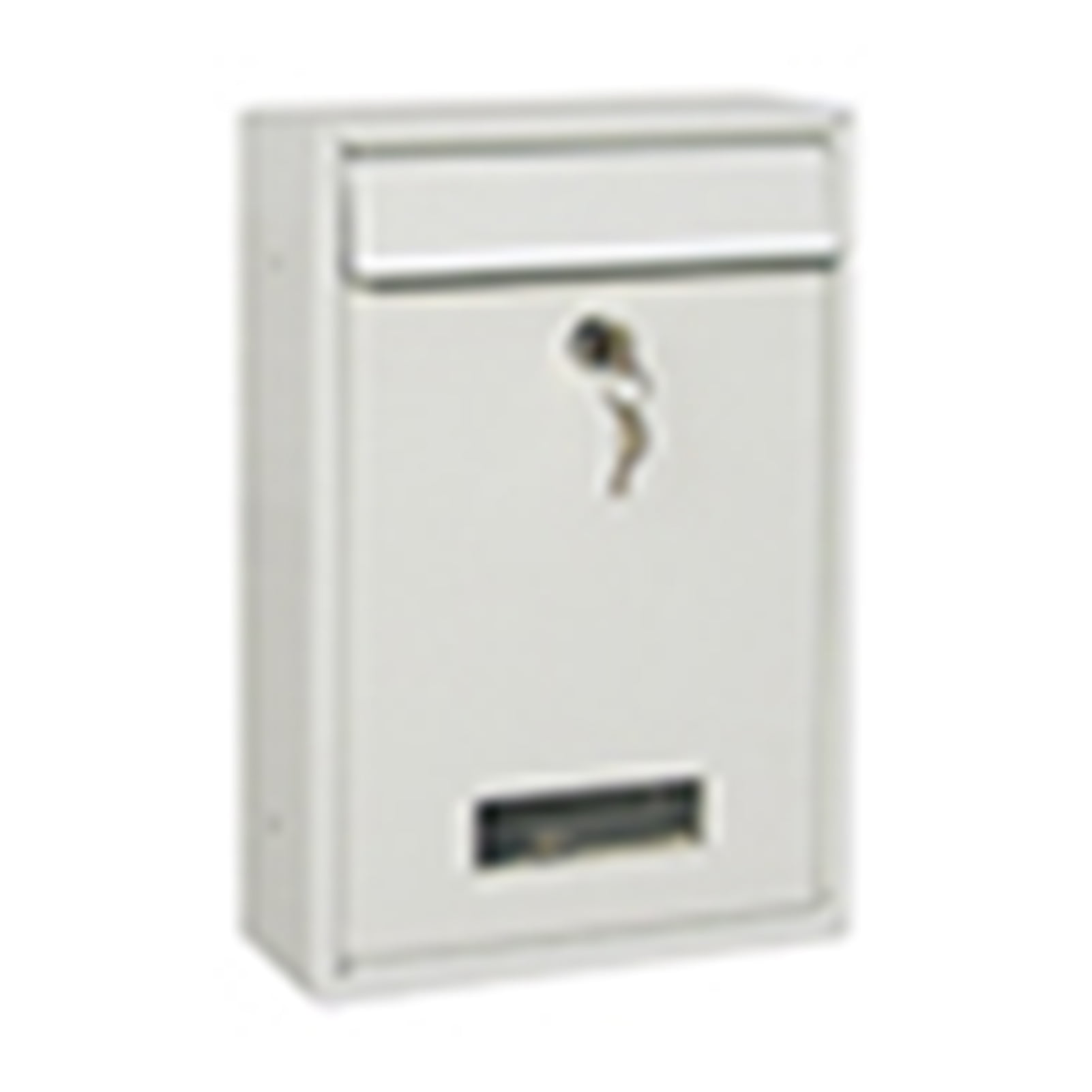 AOJA Outdoor Lockable Wall Mounted Hanging Iron Post Letter Box Mailbox ...