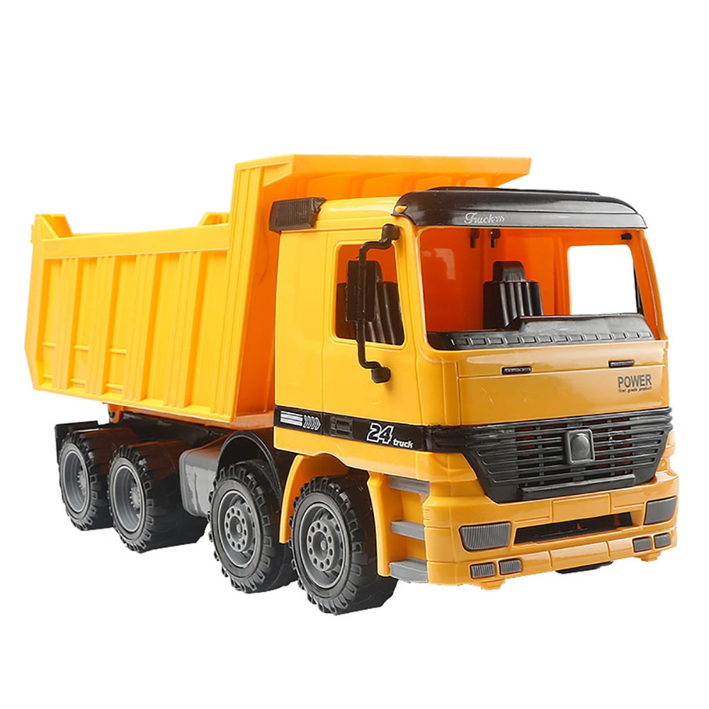 AOJA Simulation Big Dump Truck Friction Power Construction Car Model ...
