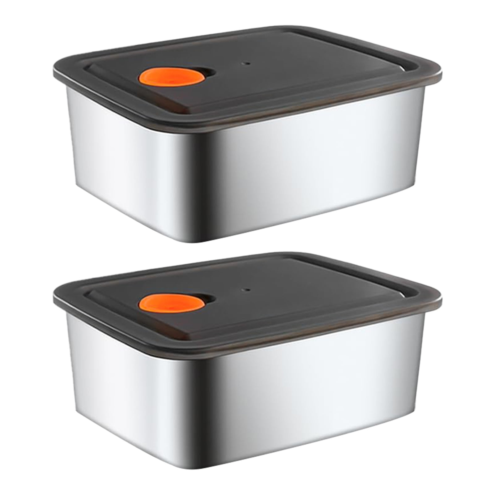 AOJA Stainless Steel Meal Prep Containers - Stackable Bento Box with ...