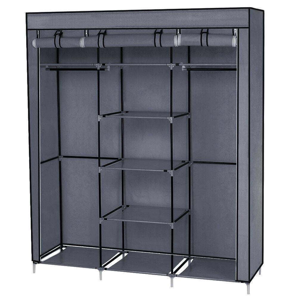 AOJDVE 69” High - Quality Portable Closet Wardrobe - Heavy - Duty ...