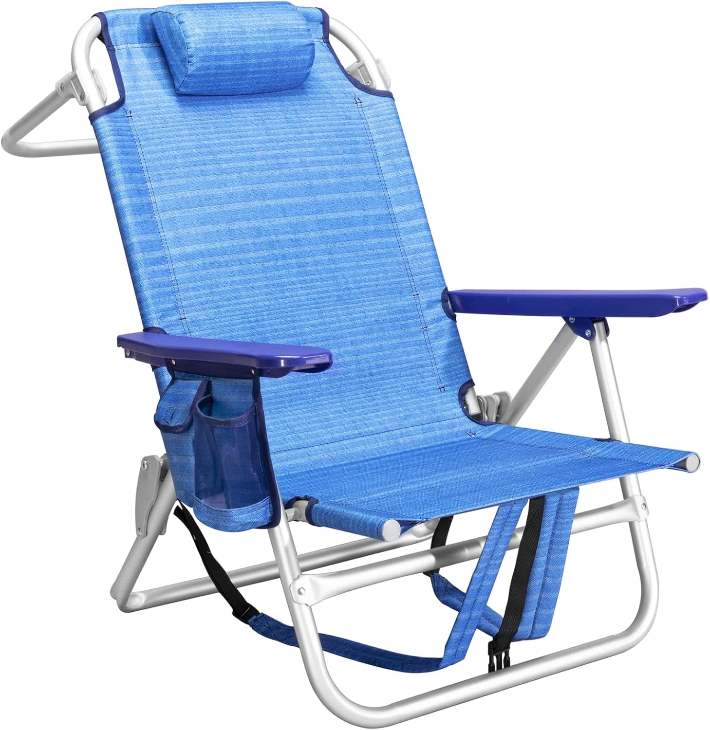 AOJDVE Backpack Beach Chairs for Adults,1/2 Pack Folding Heavy Duty ...