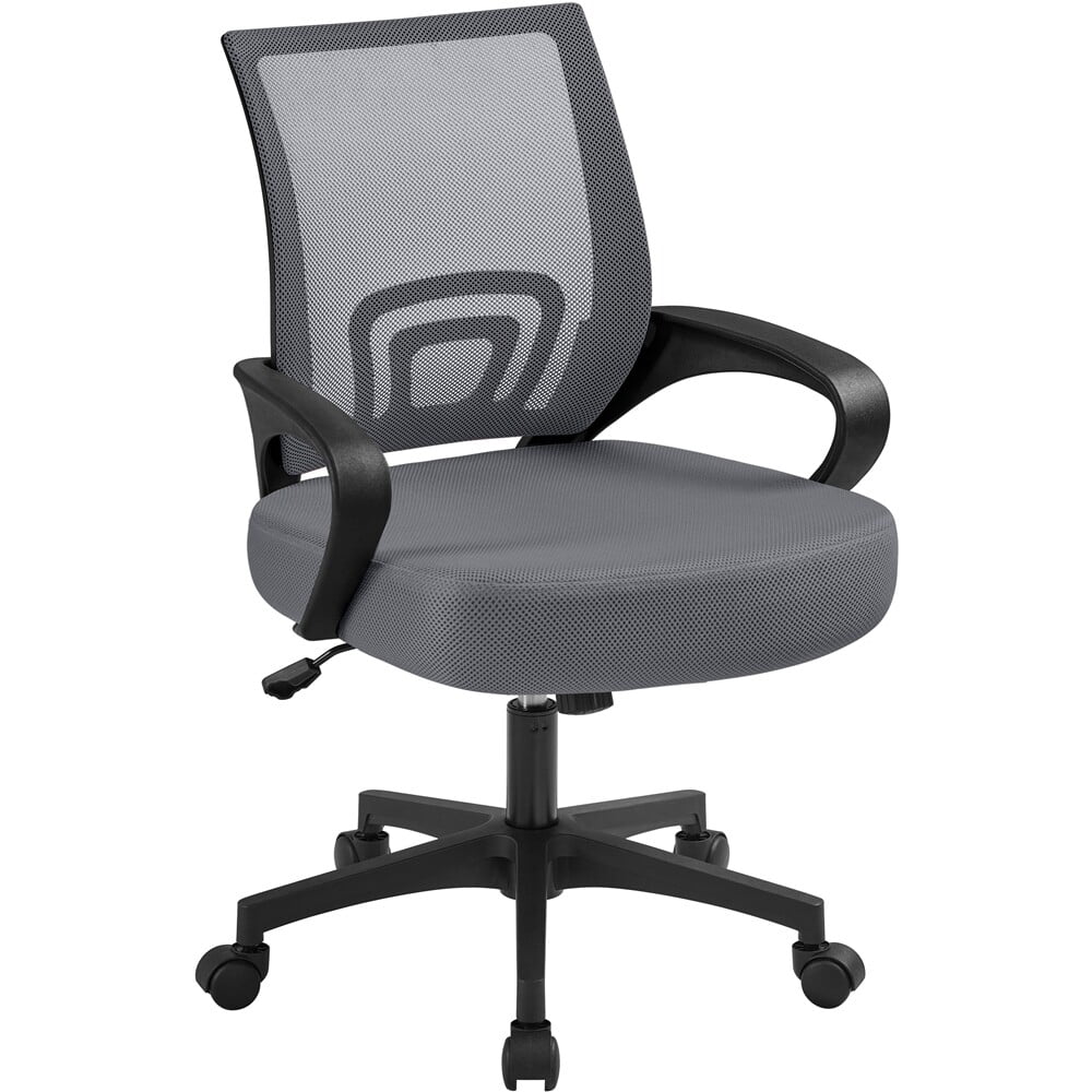AOJDVE Mesh Office Desk Chair - Ergonomic Computer Swivel Chair with ...