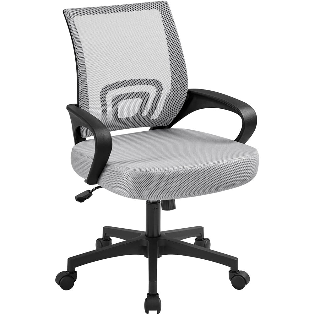 AOJDVE Mesh Office Desk Chair - Ergonomic Computer Swivel Chair with ...