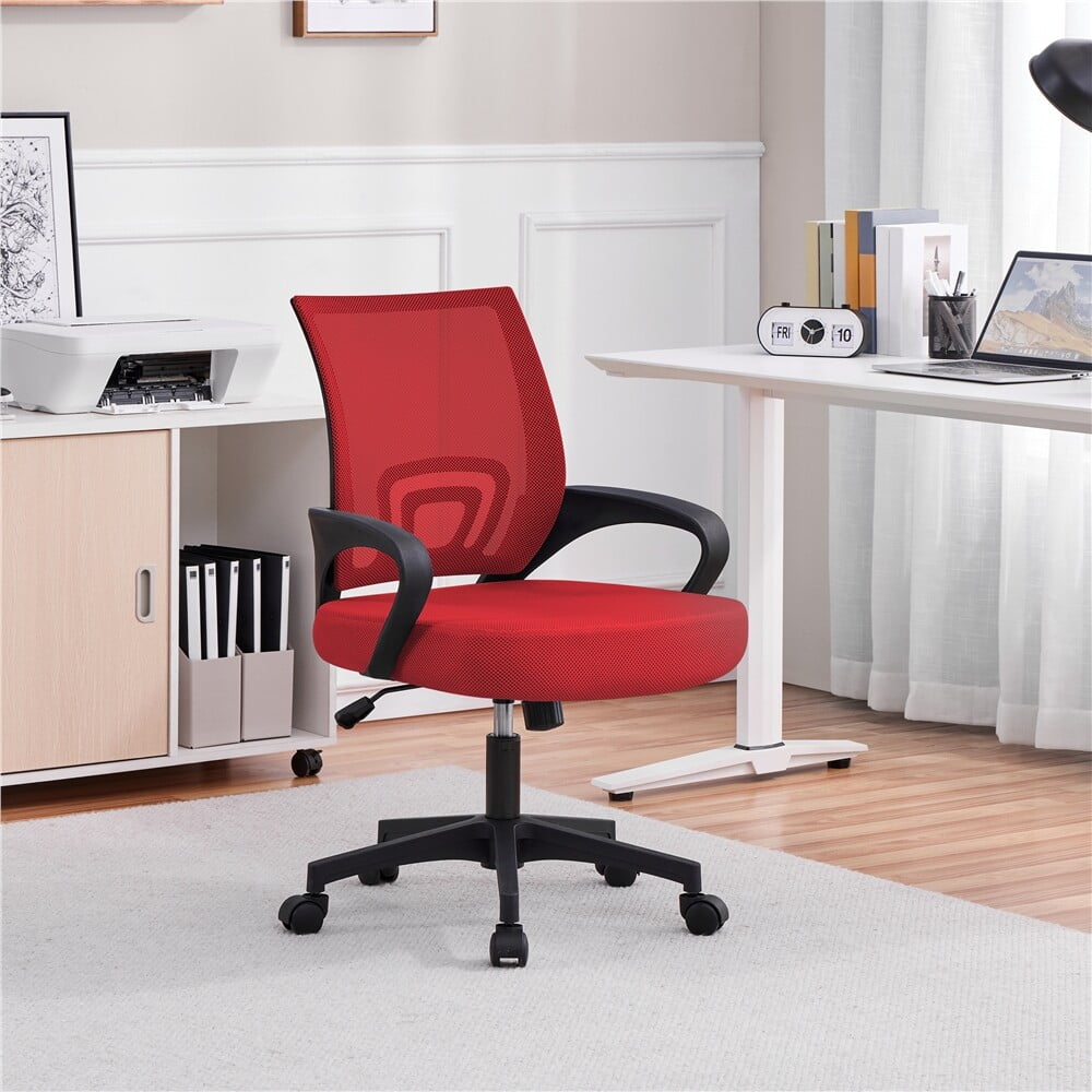 AOJDVE Mesh Office Desk Chair - Ergonomic Computer Swivel Chair with ...