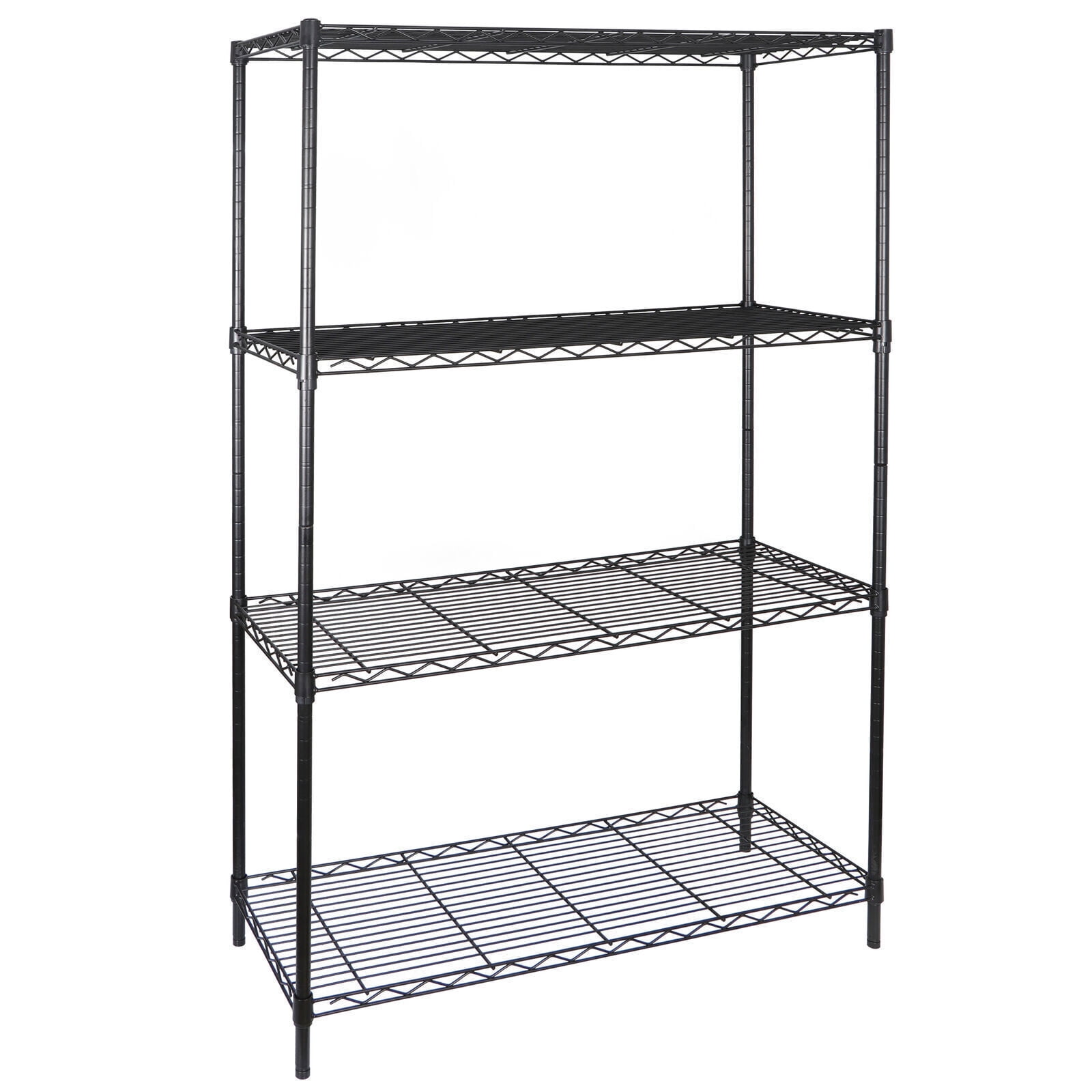 AOJDVE Multi-Tier Wire Shelf - 3 Tier with Wheels/4 Tier/5 Tier with ...