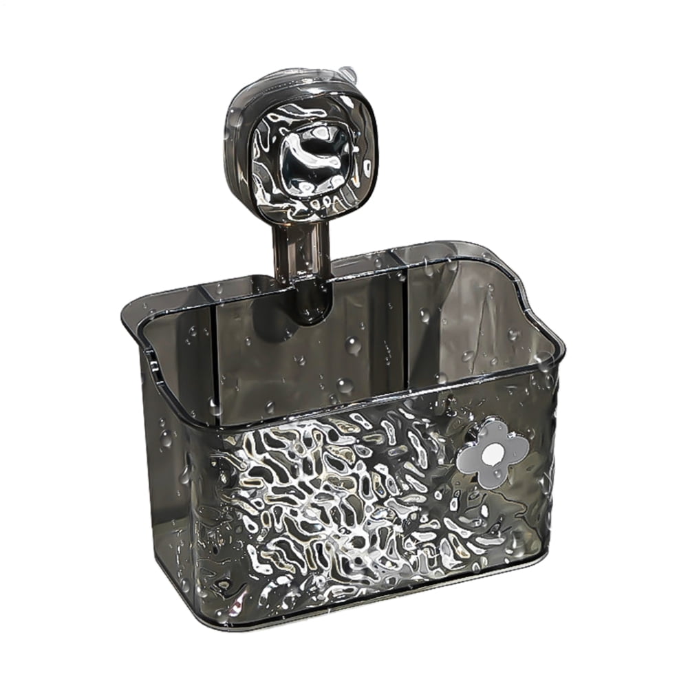 AOKAILA Bathroom Suction Shelves Clear Suction Cup Organizer Space ...