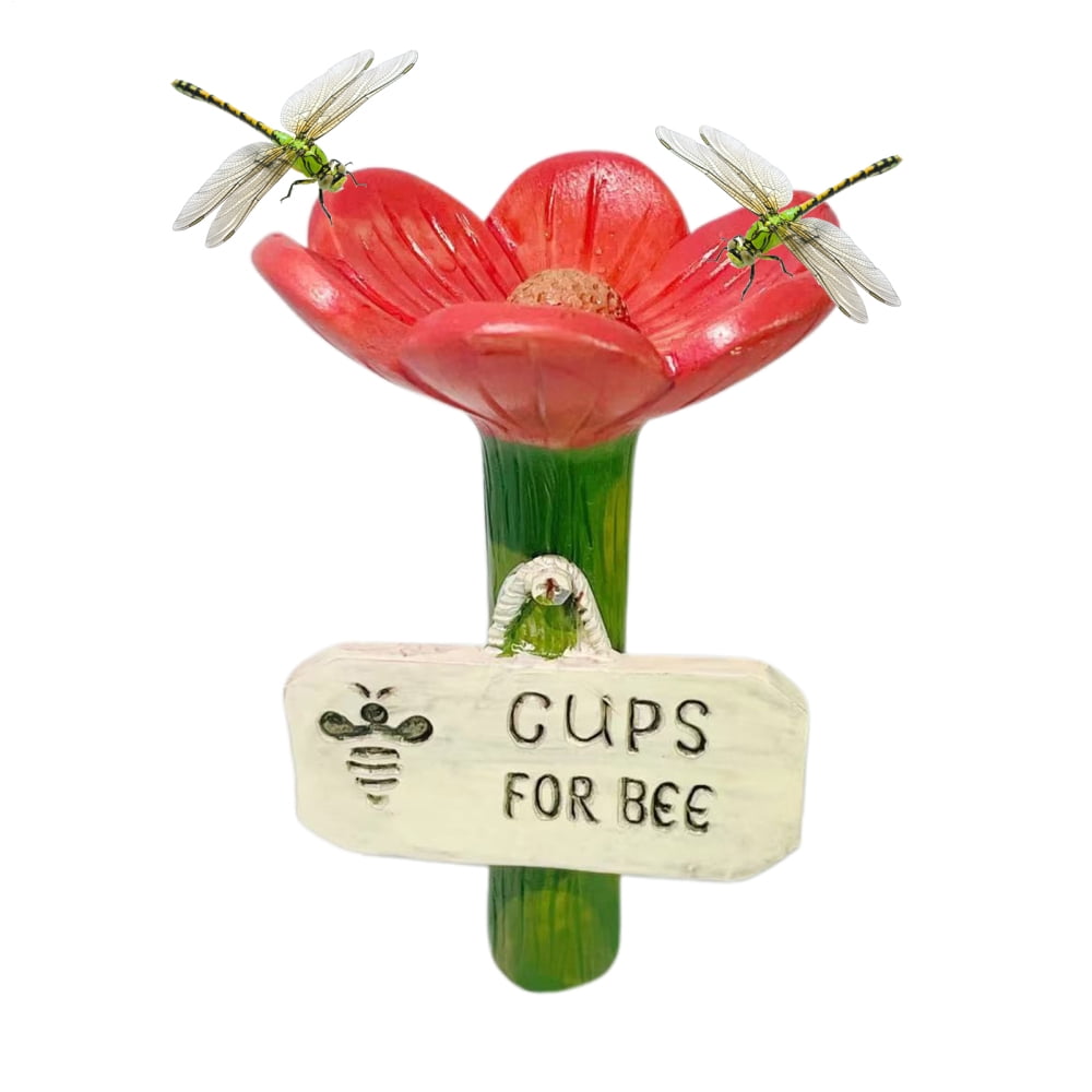 AOKAILA Bee Waterers for Outside Bee Watering Stations Cups Flower ...