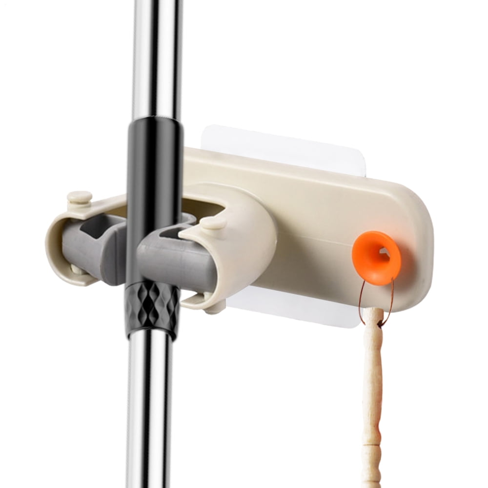 AOKAILA Broom Holder Wall Mount Wall Mount For Brooms And Mops Adhesive ...