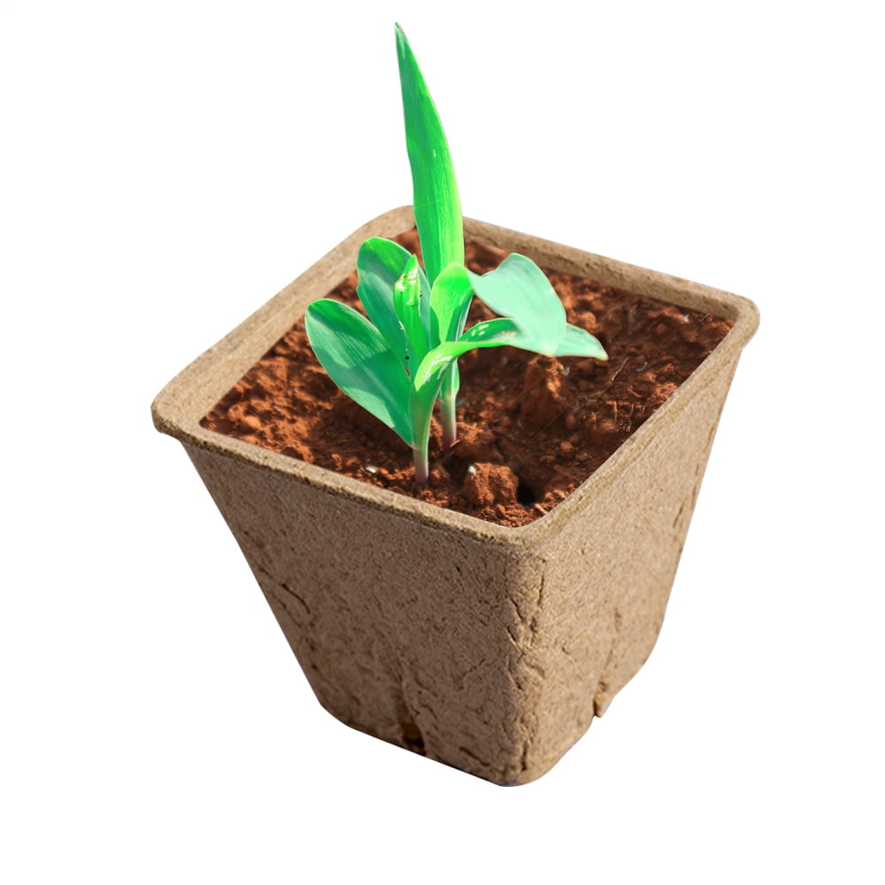 AOKAILA Compostable Plant Pots Small Seedling Peat Pots Gardening ...