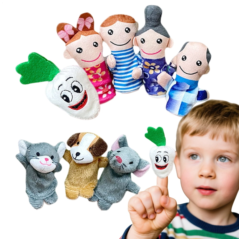 AOKAILA Finger Puppets Finger Puppets Farm Animals Educational ...