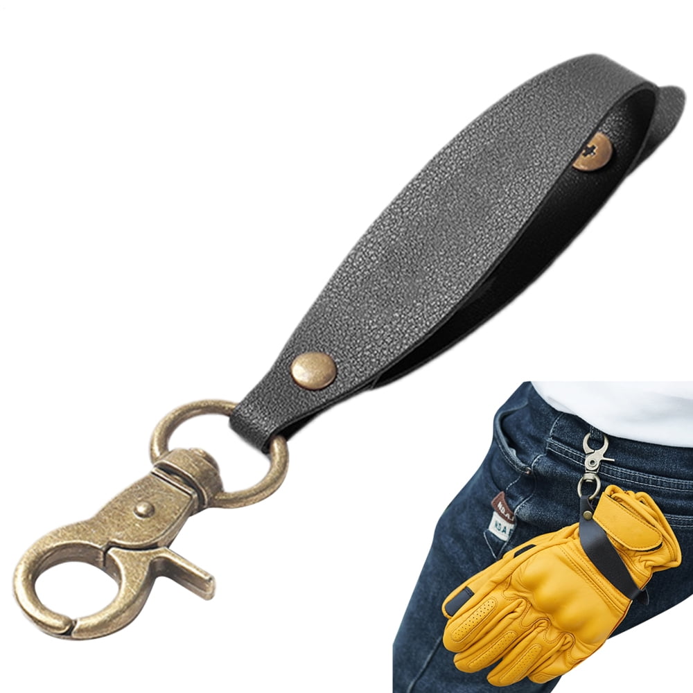 AOKAILA Firefighter Gloves Strap Leather Welding Gloves Strap Clip ...