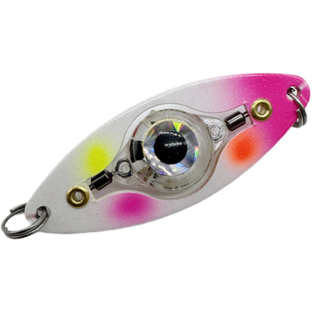 AOKAILA Fishing Spoons Fish Eye Lighted Bait Bass Halibut Walleye ...